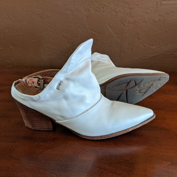 Free People | Shoes | As98 Free People Slingback Mule Boot Booties ...
